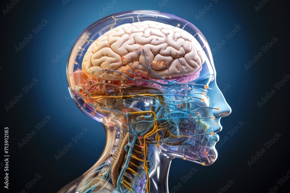 Brain sectional imaging X-ray and CT scan technique, cyborg radiography ...