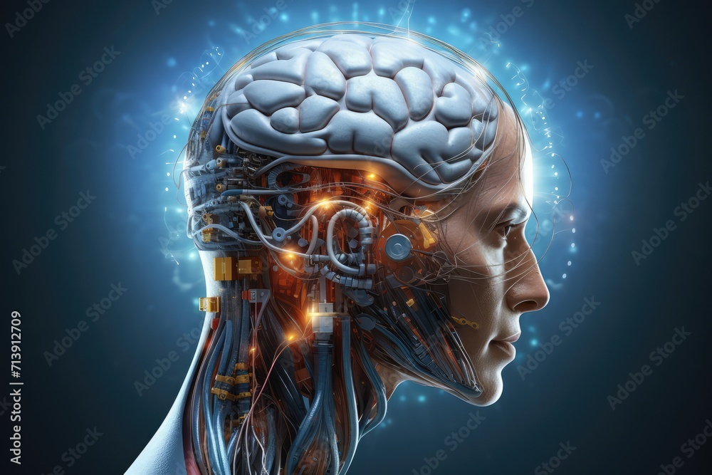 Brain sectional imaging X-ray and CT scan technique, cyborg radiography ...