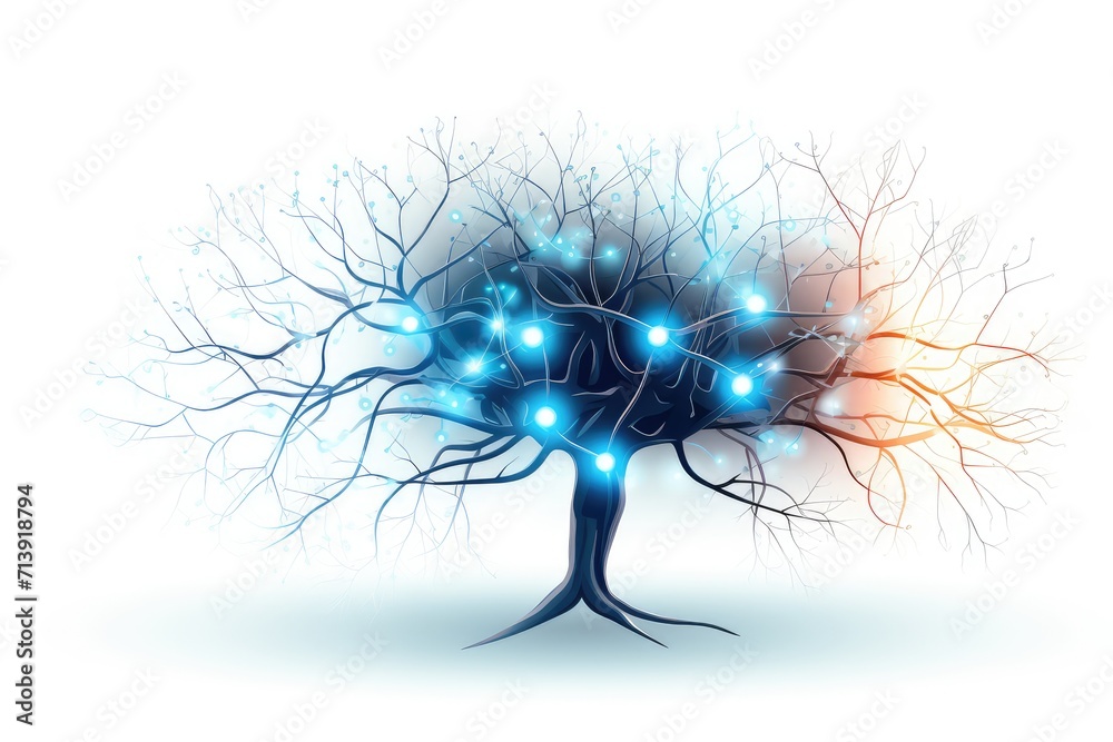 Neuronal Network Neurons Brain Synapses Connections To Peripheral Nervous System Pns Brain