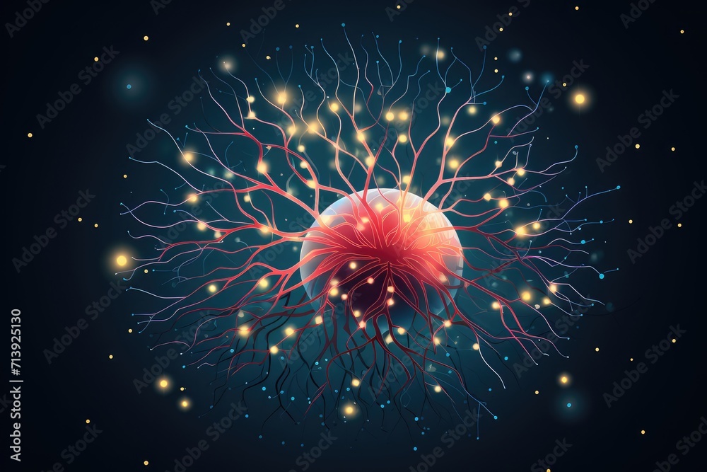 Neuronal learning, 3d neurons forge new connections, strengthening the ...