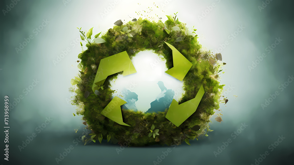 Environmental protection background, world environment day background ...