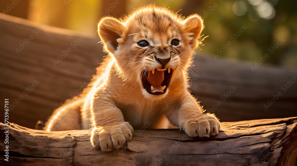 Lion Cub's Roar: Symbolic Coming-of-Age Moment - Witness the Courageous ...