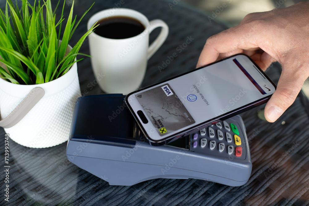 Alanya, Turkey - December 1, 2023: Man hand holding iPhone 15 Pro Max ...