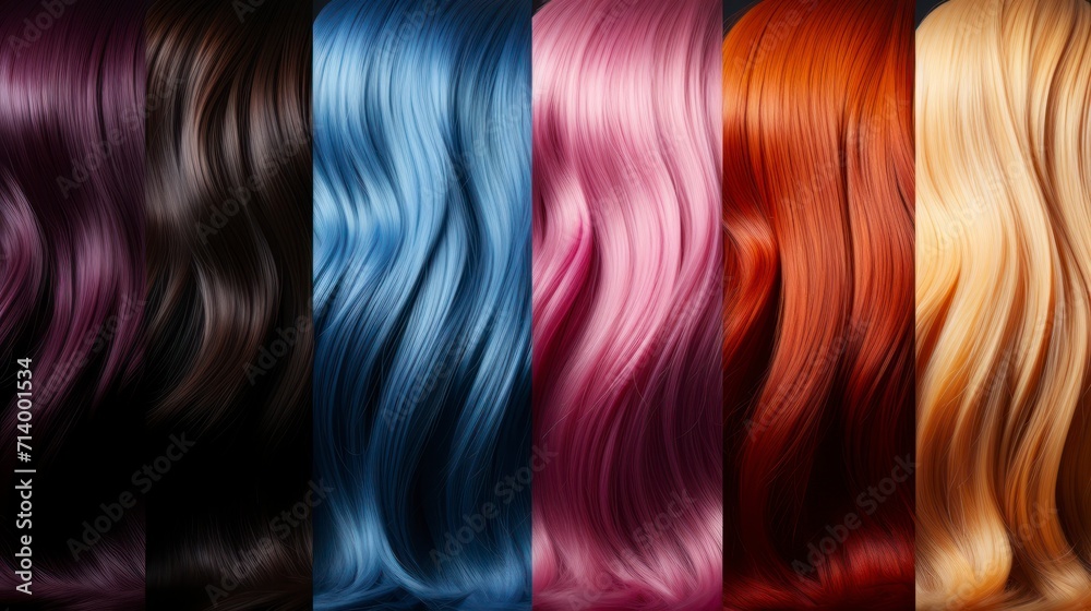 Transforming Hair with Strands of Naturally Dyed, Multi-Colored ...