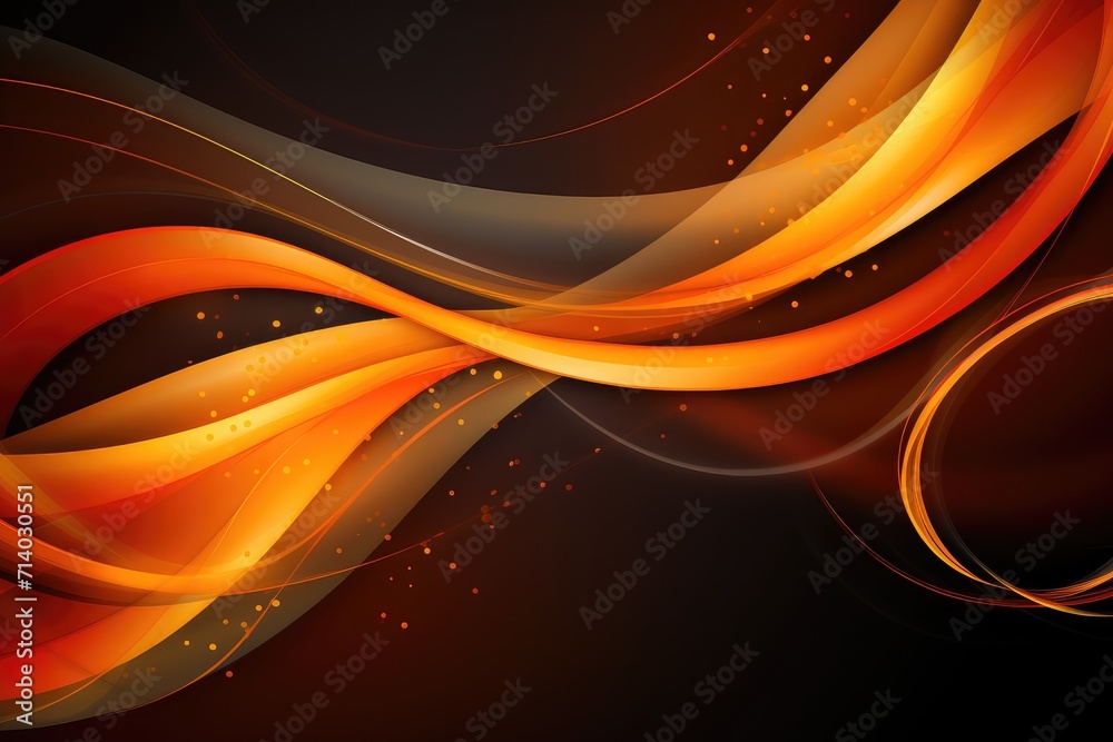 Abstract background awareness amber ribbon, gold ribbon, yellow ribbon ...