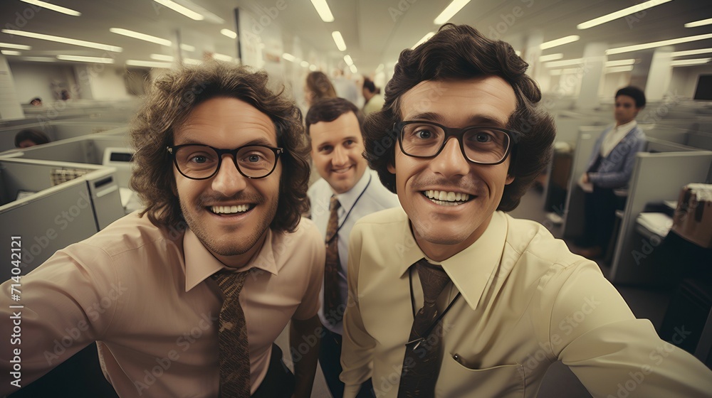 Office worker - workplace humor - retro style - vintage vibe - two ...