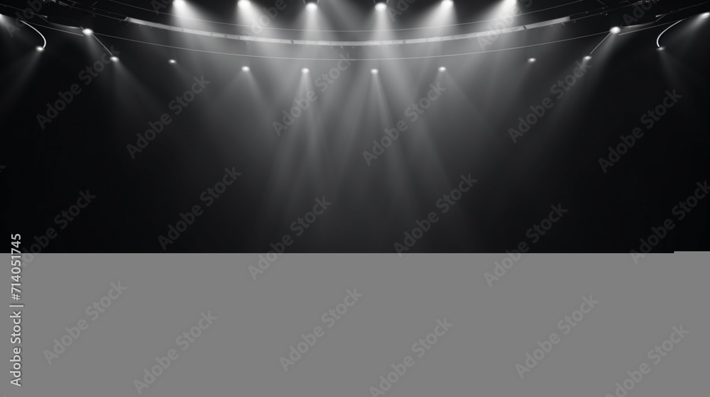 Artistic performances stage light background with spotlight illuminated ...