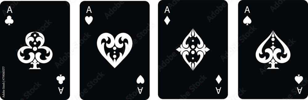 Deck Of Cards Ace The Ace Of Spades