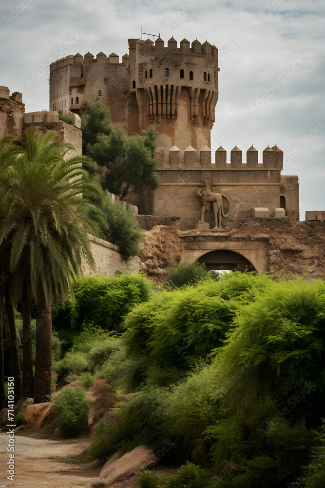 DZ Historic Landscape: The Enduring Tale of an Ancient Algerian Castle ...