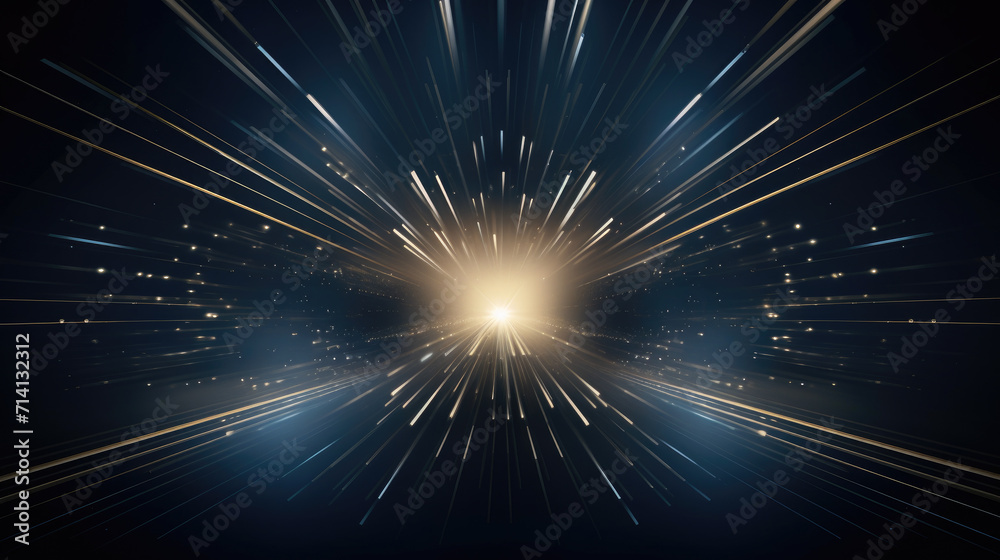 Poster Dark blue and gold colors light splashes textured wallpaper for ...