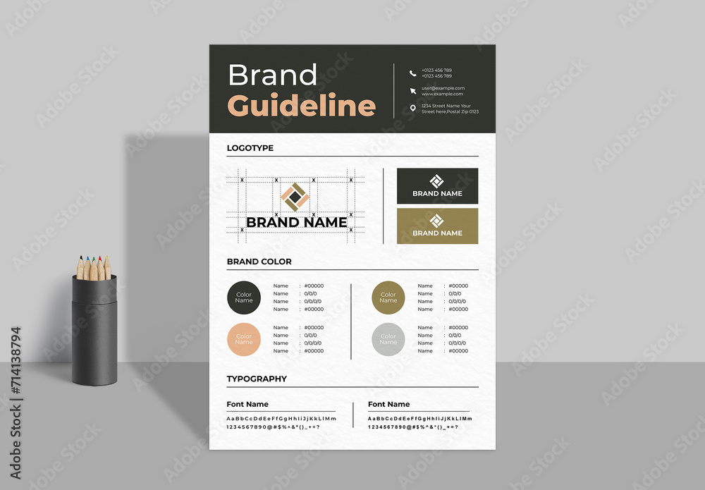 Branding Identity Kit Design Template Stock Template | Adobe Stock