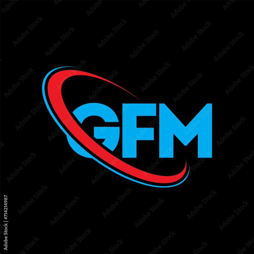 GFM logo. GFM letter. GFM letter logo design. Initials GFM logo linked ...