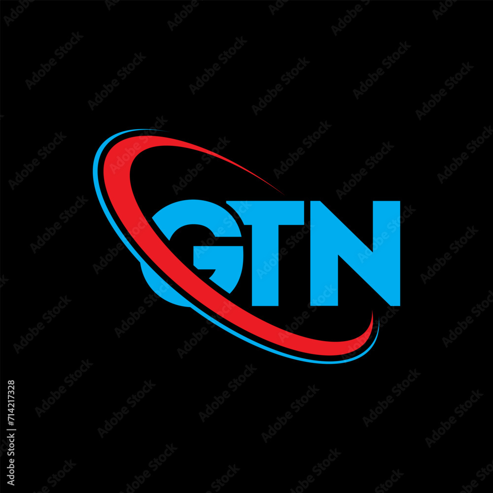 GTN logo. GTN letter. GTN letter logo design. Initials GTN logo linked ...