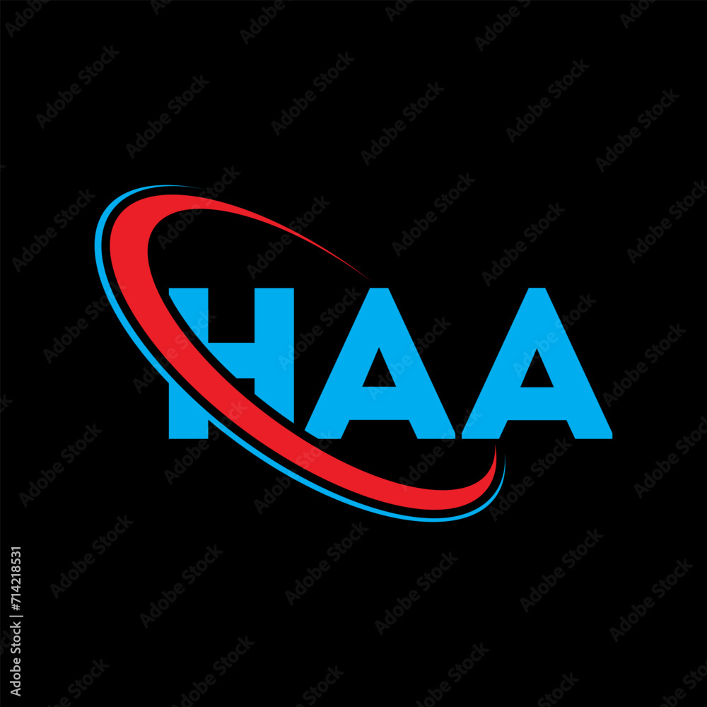 Haa Logo Haa Letter Haa Letter Logo Design Intitials Haa Logo Linked
