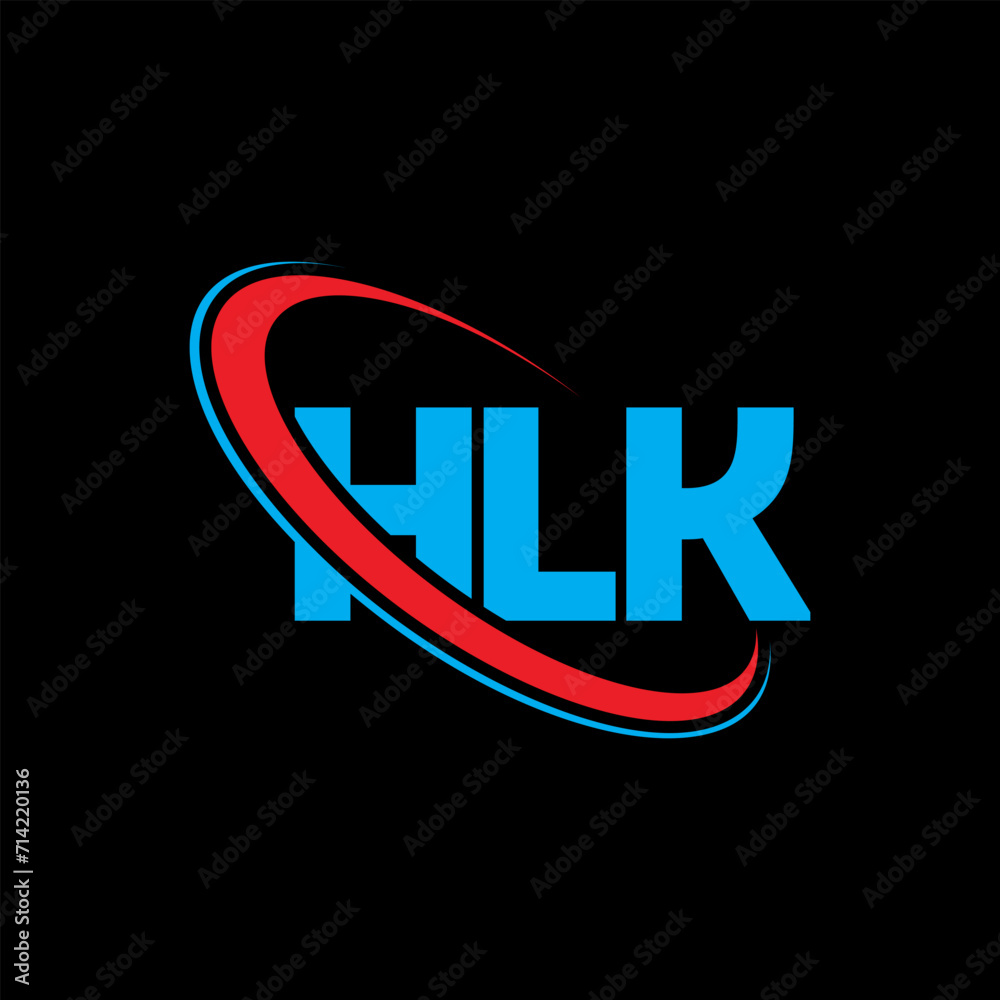 Vecteur Stock HLK logo. HLK letter. HLK letter logo design. Initials ...