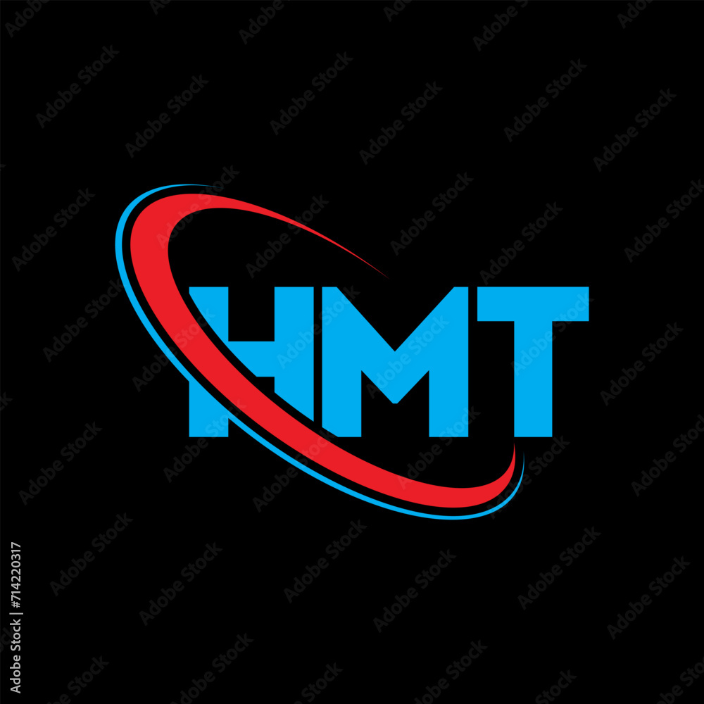 HMT logo. HMT letter. HMT letter logo design. Initials HMT logo linked ...