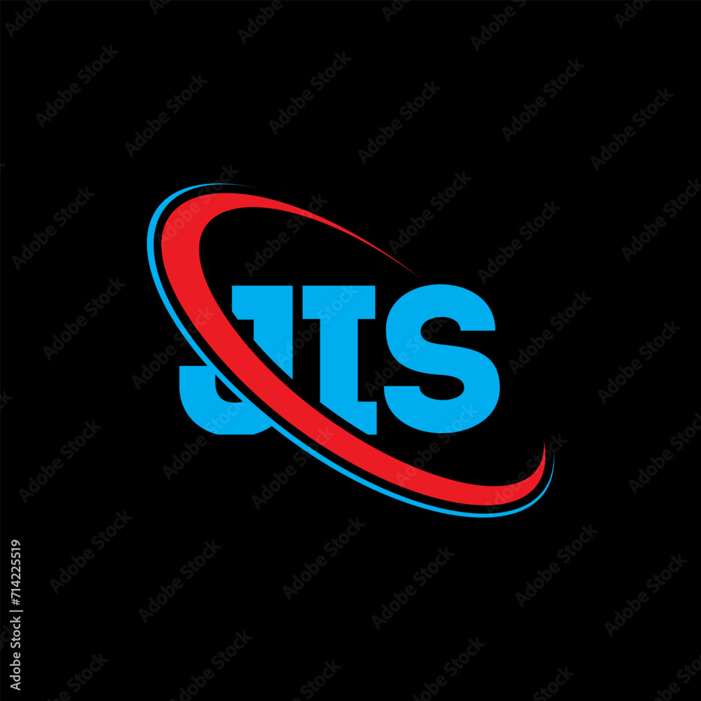 JIS logo. JIS letter. JIS letter logo design. Initials JIS logo linked ...