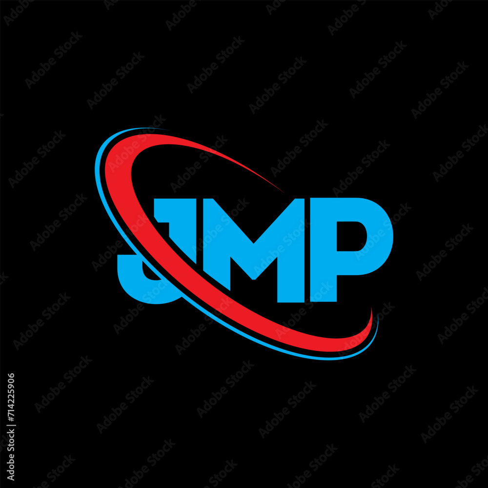 JMP logo. JMP letter. JMP letter logo design. Initials JMP logo linked ...