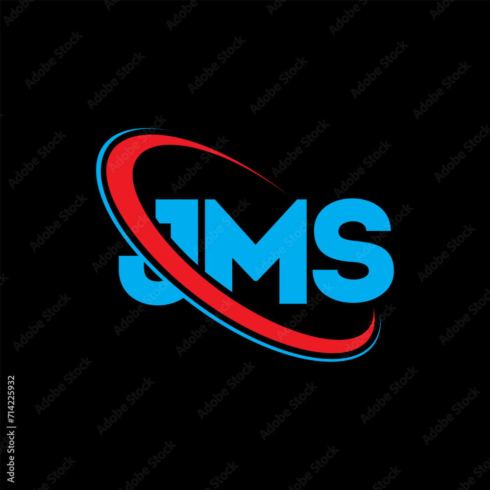 JMS logo. JMS letter. JMS letter logo design. Initials JMS logo linked ...