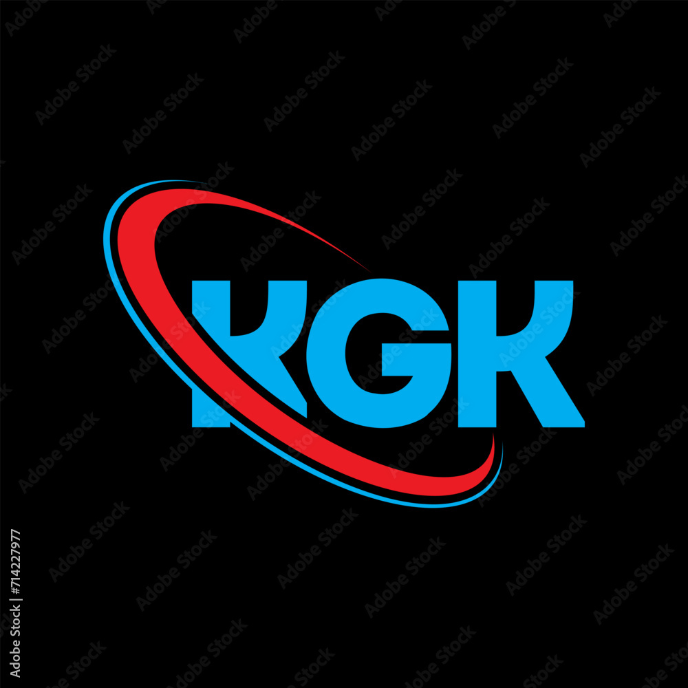 KGK logo. KGK letter. KGK letter logo design. Initials KGK logo linked ...