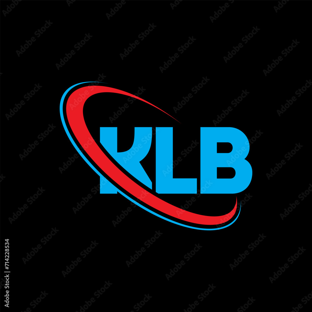 KLB logo. KLB letter. KLB letter logo design. Initials KLB logo linked ...