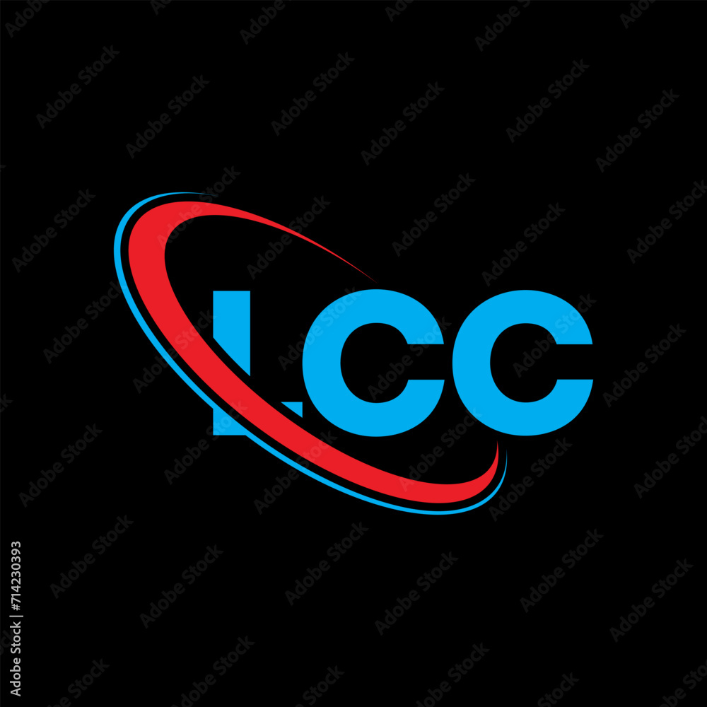 LCC logo. LCC letter. LCC letter logo design. Intitials LCC logo linked ...