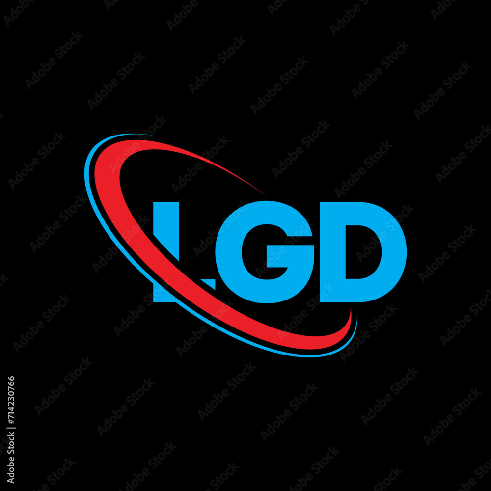LGD logo. LGD letter. LGD letter logo design. Initials LGD logo linked ...