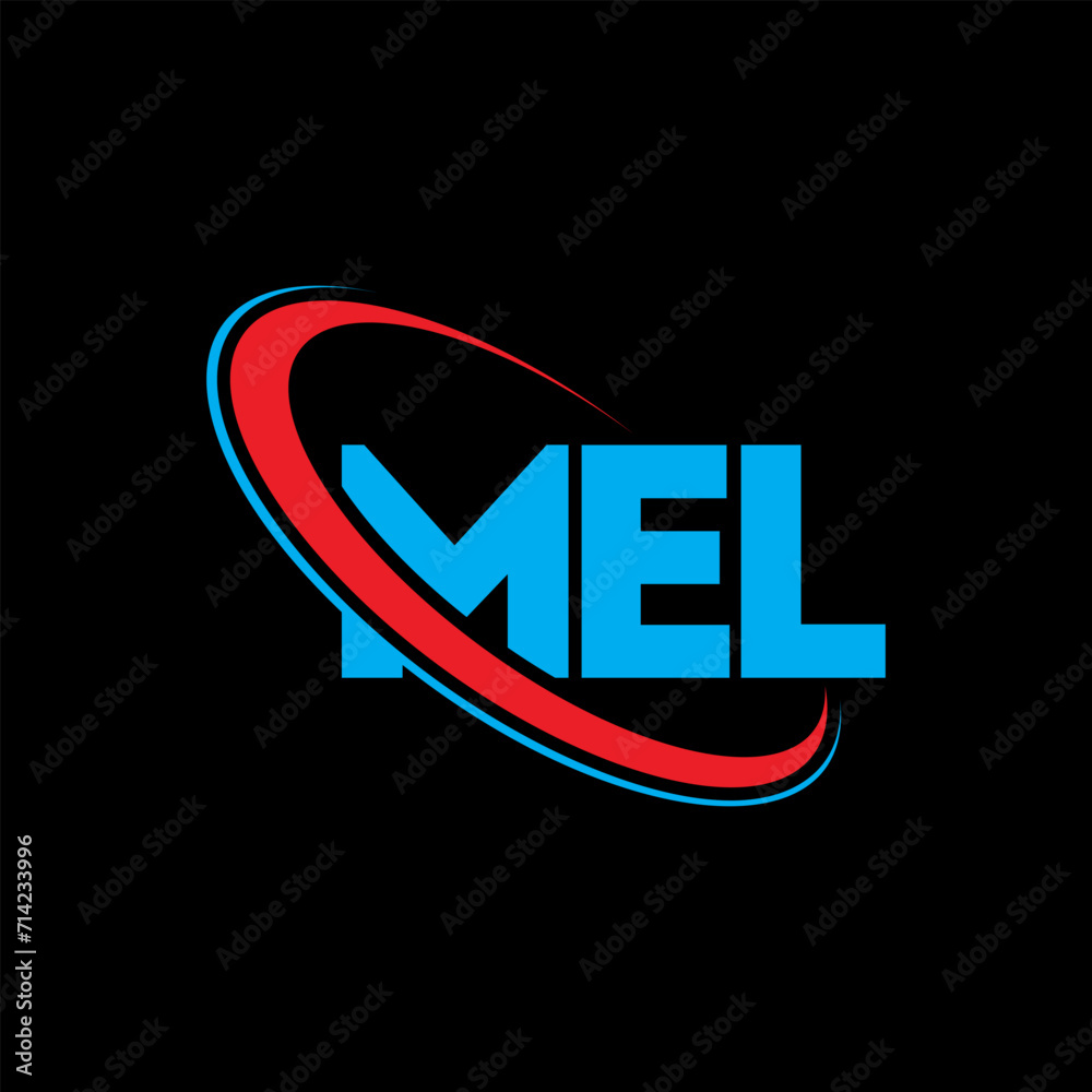 MEL logo. MEL letter. MEL letter logo design. Initials MEL logo linked ...
