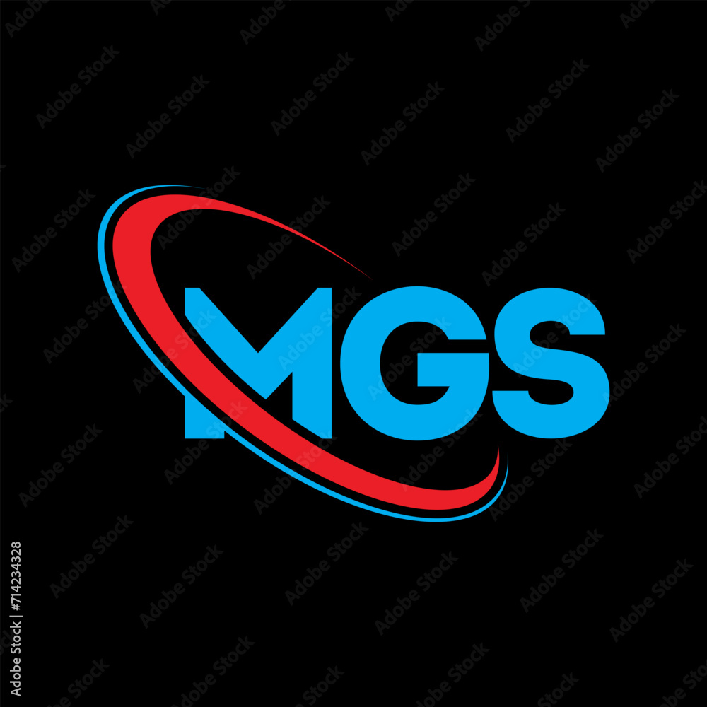 MGS logo. MGS letter. MGS letter logo design. Initials MGS logo linked ...