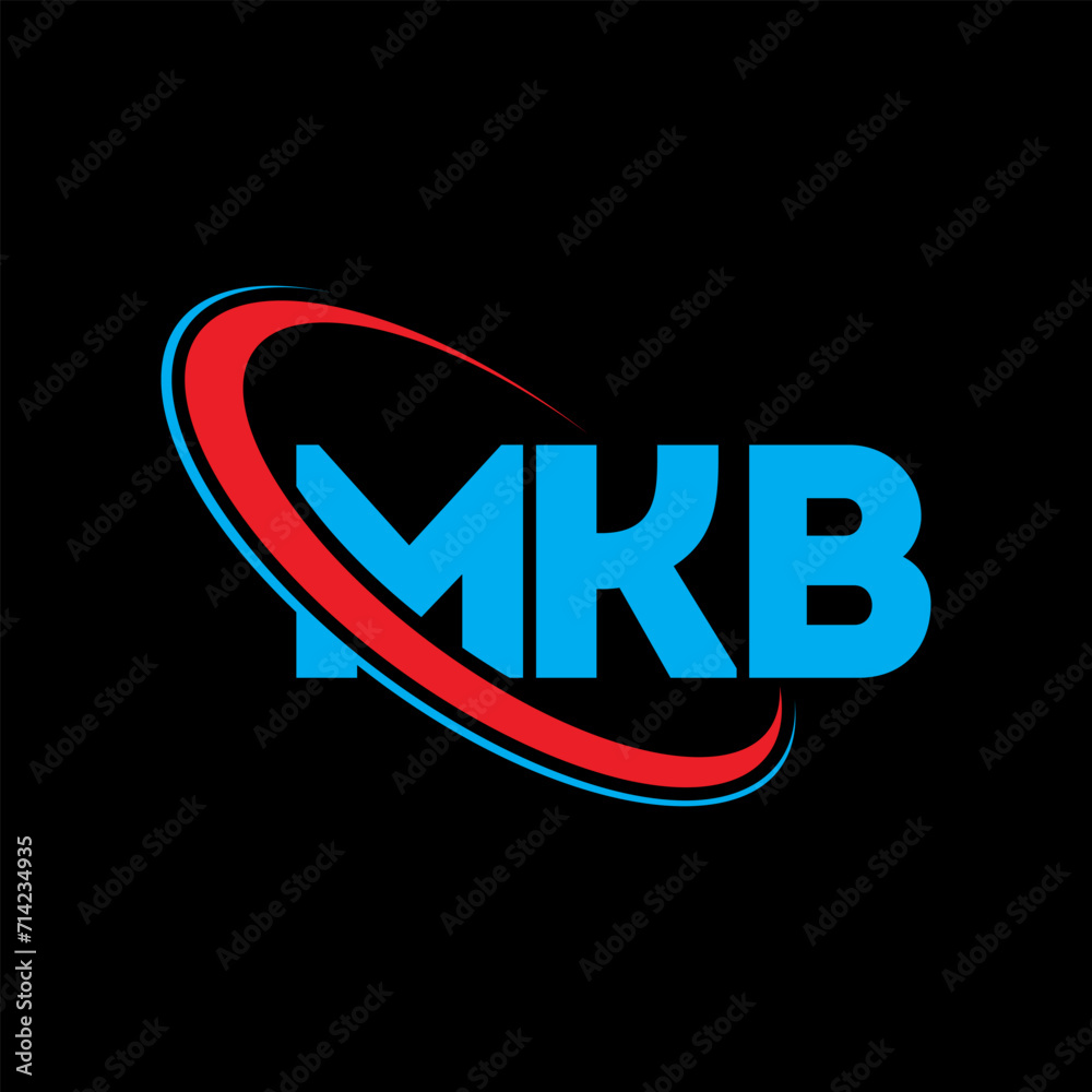 MKB logo. MKB letter. MKB letter logo design. Initials MKB logo linked ...