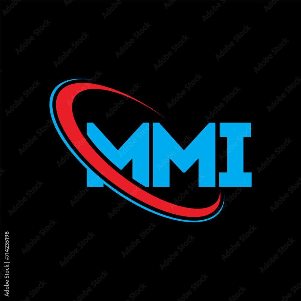 MMI logo. MMI letter. MMI letter logo design. Initials MMI logo linked ...