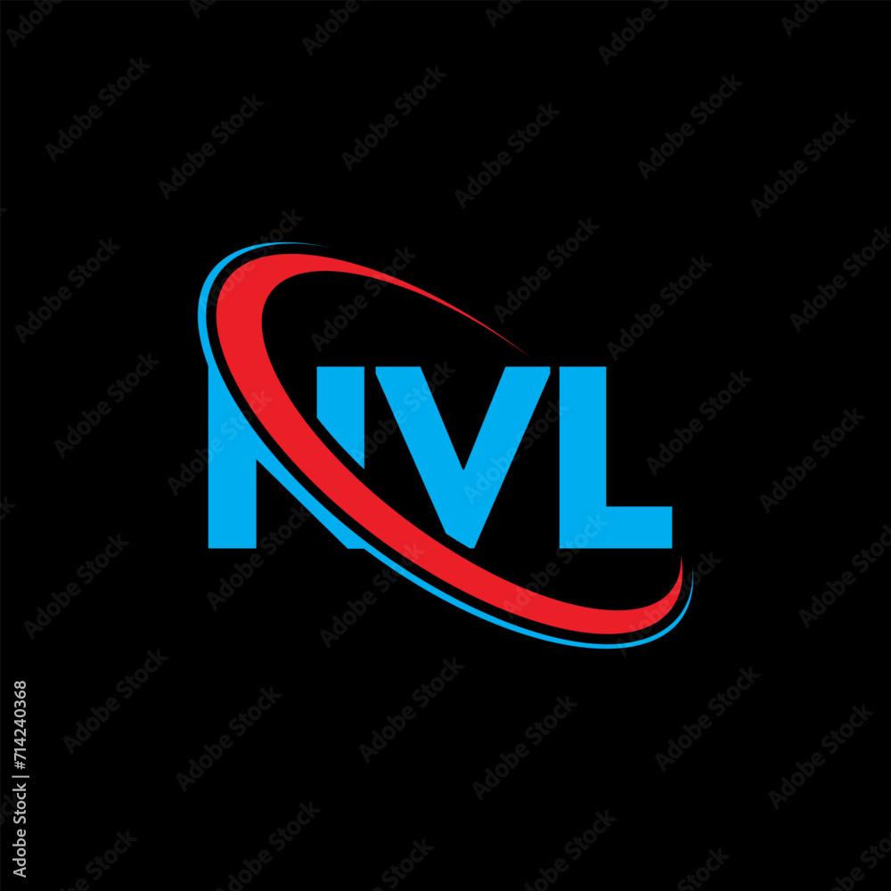 NVL logo. NVL letter. NVL letter logo design. Initials NVL logo linked ...