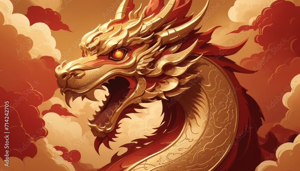chinese new year, chinese style dragon statue, iconic dragon, wallpaper ...
