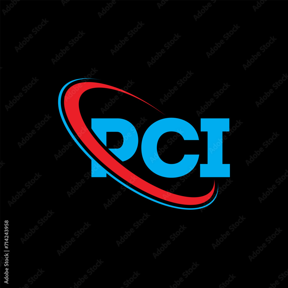 PCI logo. PCI letter. PCI letter logo design. Intitials PCI logo linked ...
