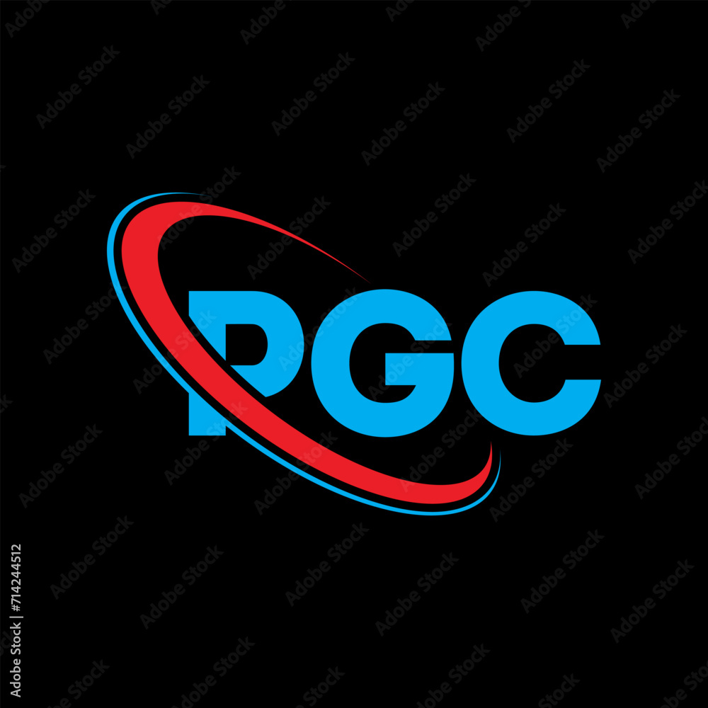 PGC logo. PGC letter. PGC letter logo design. Initials PGC logo linked ...