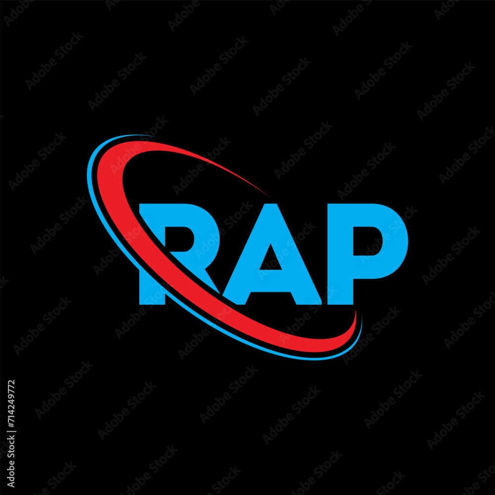 RAP logo. RAP letter. RAP letter logo design. Intitials RAP logo linked ...