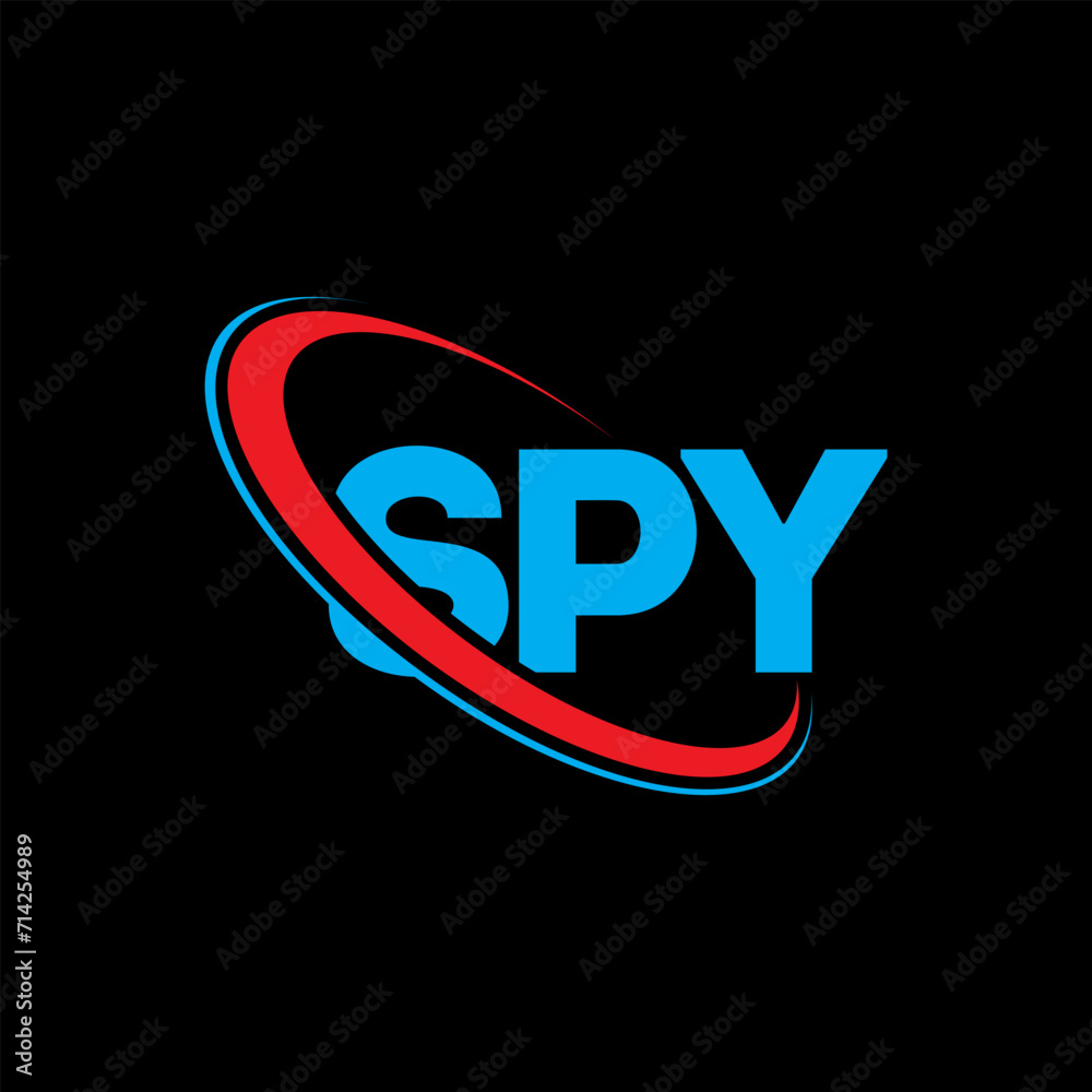 SPY logo. SPY letter. SPY letter logo design. Initials SPY logo linked ...