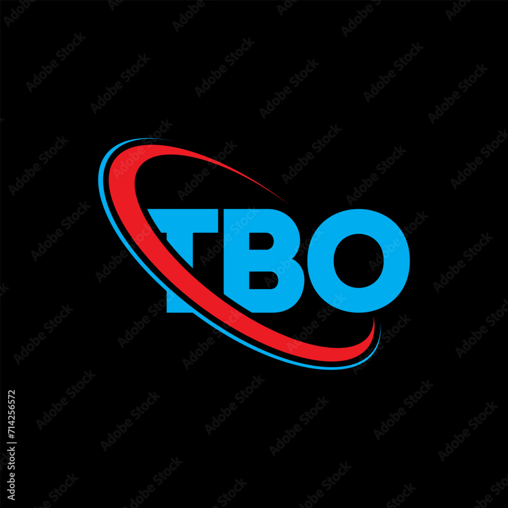 TBO logo. TBO letter. TBO letter logo design. Intitials TBO logo linked ...
