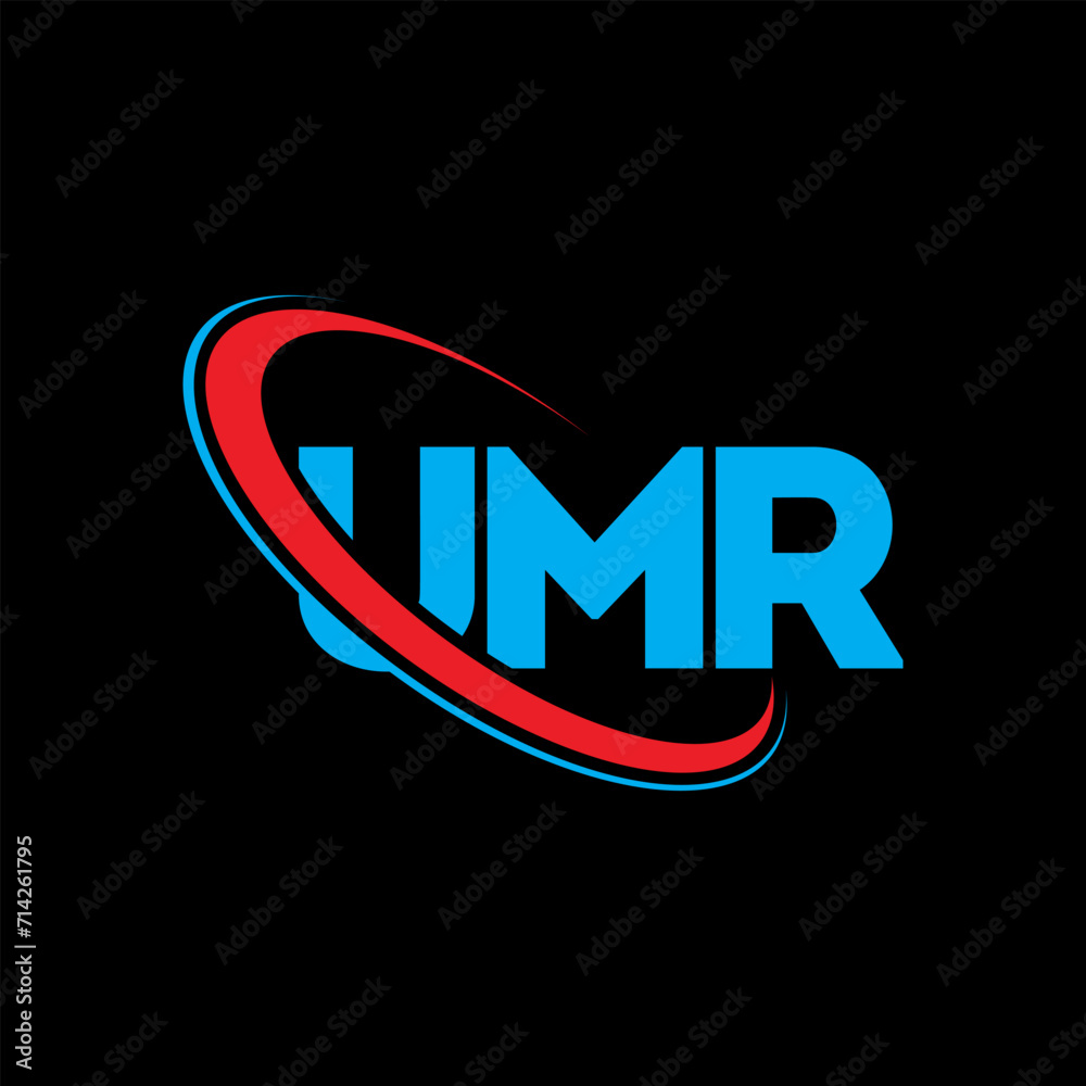 UMR logo. UMR letter. UMR letter logo design. Initials UMR logo linked ...
