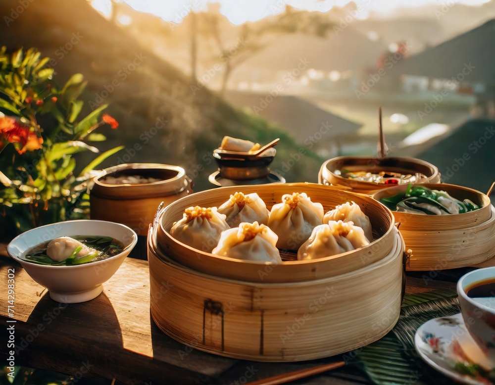 Dim Sum, a Chinese culinary treasure, features small, flavorful, and ...