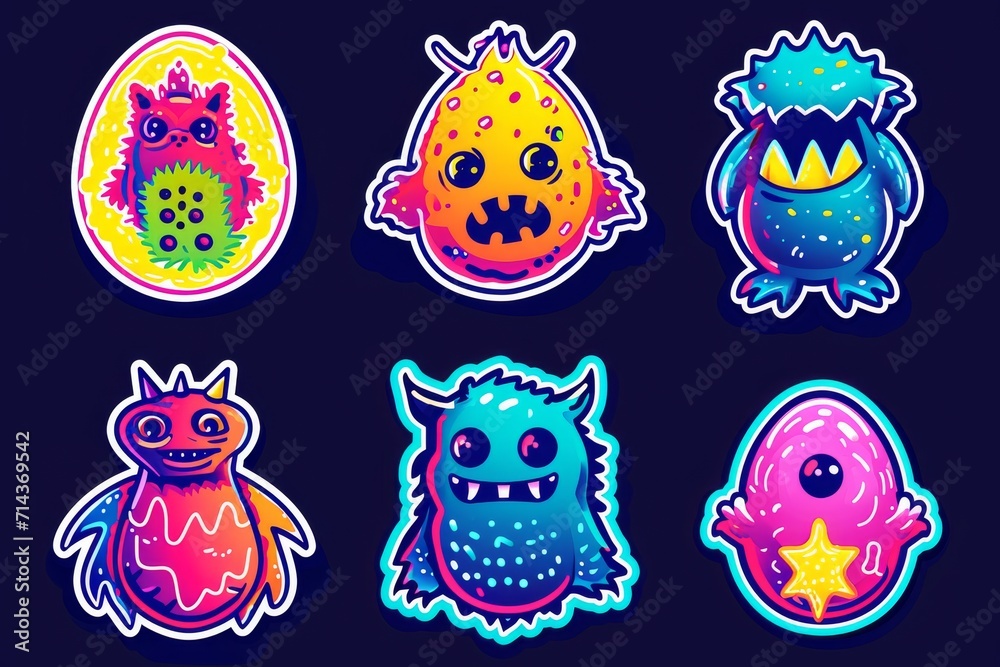 Playful childlike monsters come to life in this vibrant cartoon ...