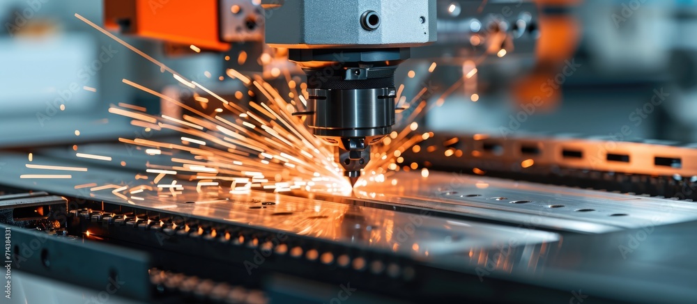 CNC milling machine and laser cutting for metal showcased at an ...