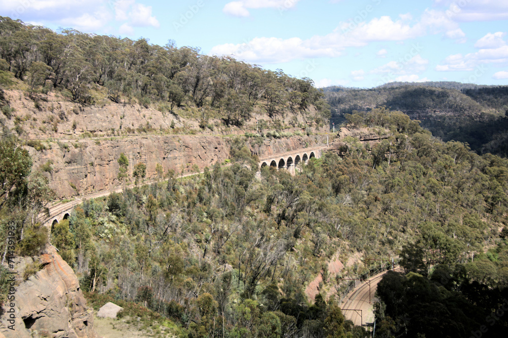 Sandstone Viaducts and bridges in the Blue Mountains New South Wales ...