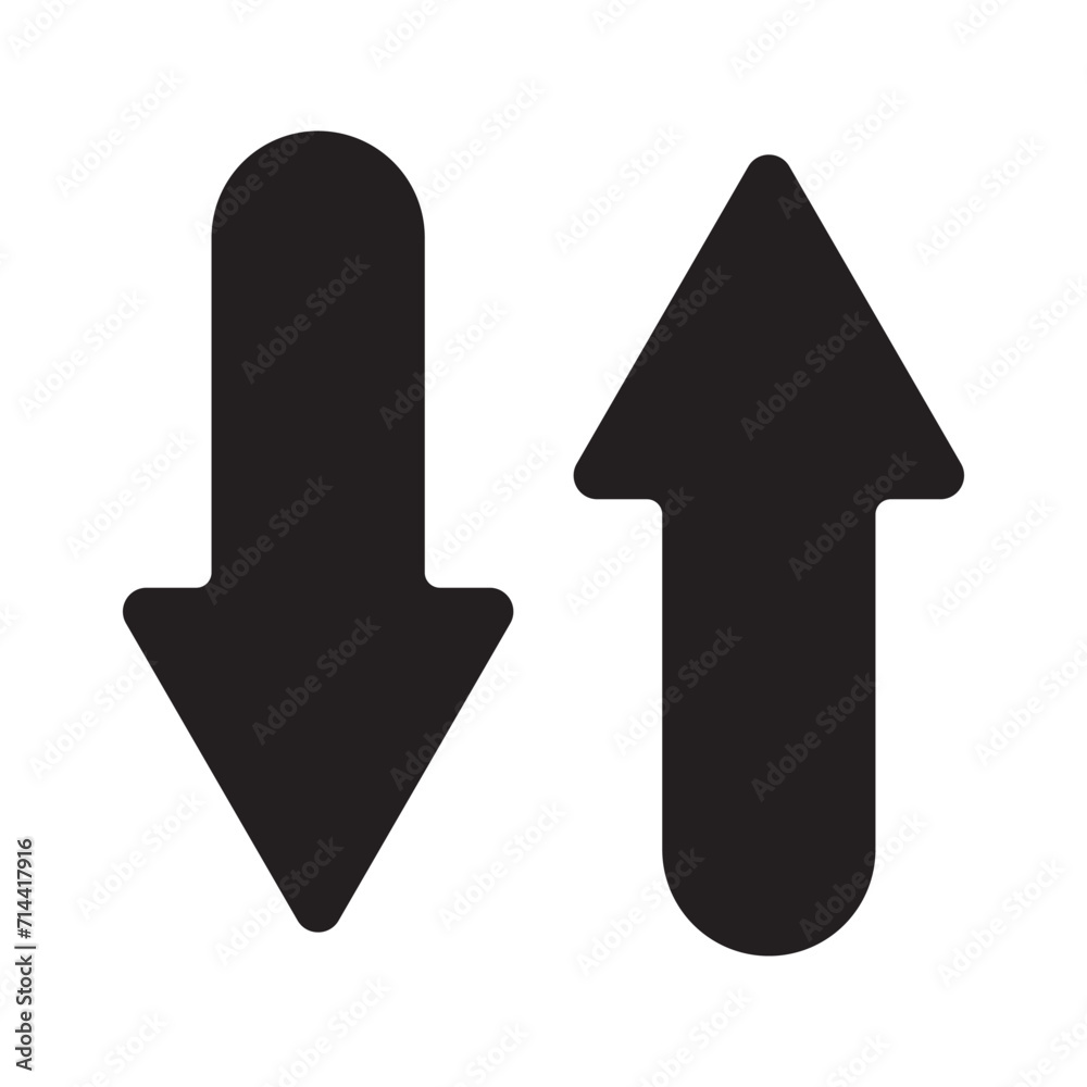 Up down arrow icon. Horizontal Arrow icon. Arrow. Cursor. Arrow vector ...