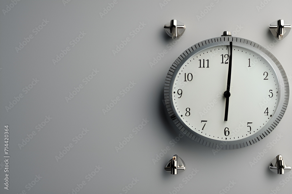 Digital Clock Design 1 Minute Timer Visualization Stock Illustration ...