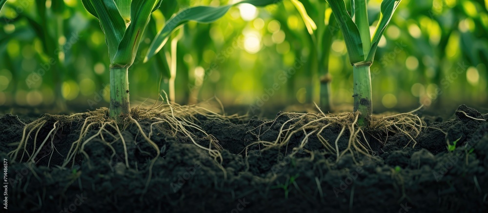 The detailed network of corn roots is a hidden masterpiece that ...
