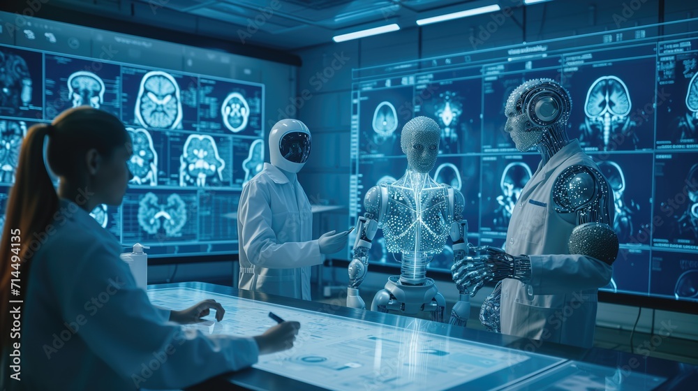 Robots' Chief doctors' artificial intelligence Conducting a Pre ...