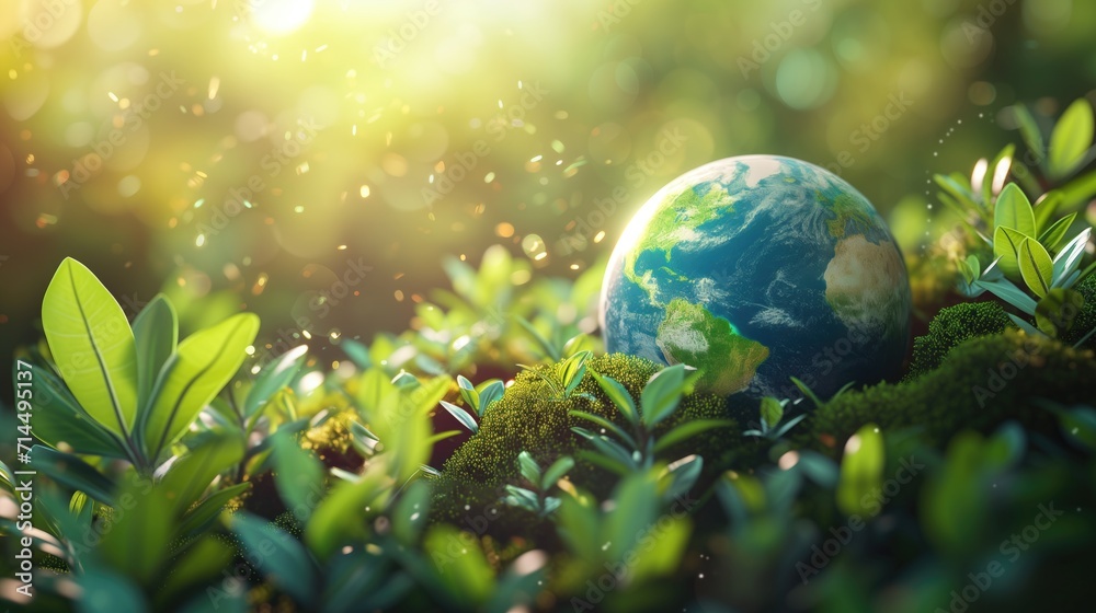Environmental technology concept. Sustainable development goals. Saving ...