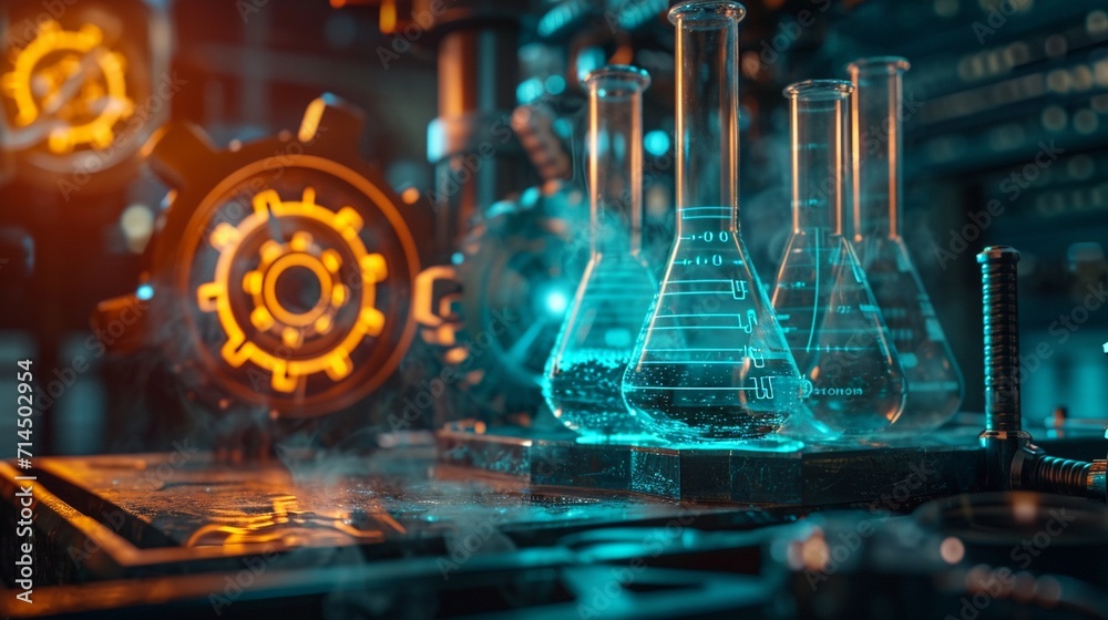 Illuminating the Future: Inventors, Test Tubes, Gears, and Glowing ...