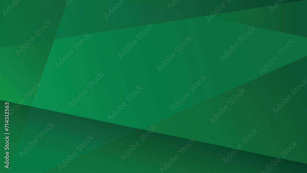 Modern green abstract background with geometric shapes. Abstract green ...